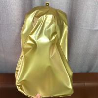 China PVC Golden Waterproof Shower Caps 12* 22Inch Hair Shampoo Caps for sale