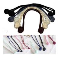 China Wholesale Different Styling Hair Ties With Different Accessories Parts Elastic Rope Knoctted Band for sale