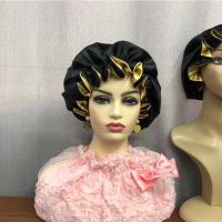 China Reversible Ruffle Edges Satin Night Hair Wrap Double Layer for sale