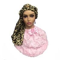 China Daily Silky Satin Sleeping Hair Bonnets 26*56cm Opp Bag Packing for sale