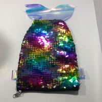China Sport Shopping Bling Sequined Waist Travel Toiletry Bag OPP Bag Packing for sale