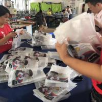 China ROSH Gift Display PVC Plastic Bags PP PS Transparent Make Up Bags for sale