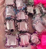 China New Fashion Night Sleep Cap For Lady Satin Elastic Bonnet Hat Reversible Head Cover Adjust Hair Wrap Accessories Whol for sale