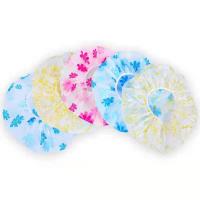 China Soft Bathing Waterproof EVA PVC Shower Cap Reusable Shower Cap Bonnet for sale