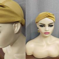 China Sport Running Yoga Reusable Elastic Turban Band 100% Satin Turban Headband for sale