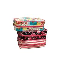 China Unisex Poly Lining Cosmetic Makeup Bags Reusable Cosmetic Organizer Bag for sale