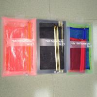 China Transparent PVC Cosmetic Pouch Plain Makeup Toiletry Bag A4 Size for sale