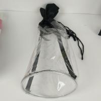 China Polyester Trim Clear Cosmetic Drawstring Bags 90g-100g Opp Bag Packing for sale