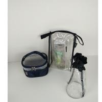 China Polyester Trim Clear Cosmetic Drawstring Bags 90g-100g Opp Bag Packing for sale
