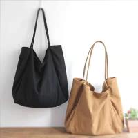 China 100% Cotton Canvas Shopping Grocery Bags Polyester Lining Button Closure for sale