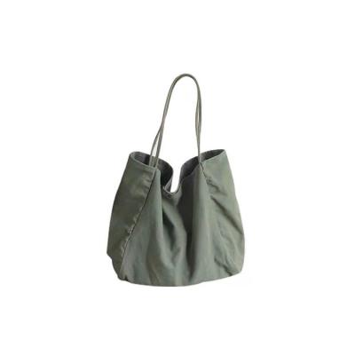 China Travel Reusable Canvas Tote Bags Snap Closure With Two Soft Handle for sale