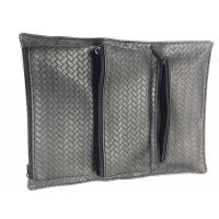 China Black PU Leather Cosmetic Makeup Bags Adults Coin And Card Purse for sale