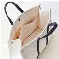China Hongying Shopping Canvas Tote Bags 40*35*15cm Heavy Canvas Tote for sale