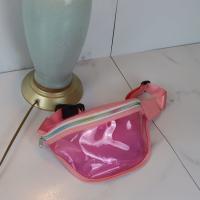 China Pink PVC Crossbody Toiletry Bags for sale
