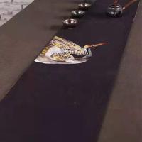 China Heavy Cotton Embroidery Logo Dining Table Cloth Runner For Tea Tables for sale