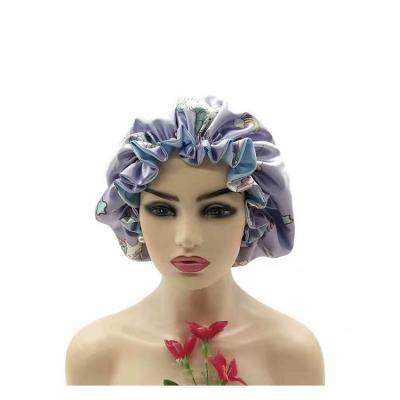 China Ladies Silk Lined Double Layer Reversible Bonnet Dia 14 - 16