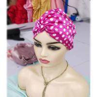 China Customized Muslim Styling Satin Turban Bonnet For Sleeping for sale