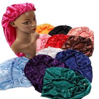 China Seal moisture Satin Sleeping Hair Bonnets For Hair Braid for sale