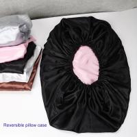 China Soft Handfeel Reversible Silky Satin Pillow Cover For Sleeping for sale