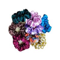 China OEM Silk Hair Scrunchies for sale