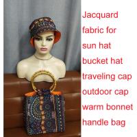 China OEM Cotton Jacquard Fabric Fisherman Bucket Cap for sale