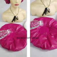 China OEM Satin Polyester And Terry Fabric Waterproof Durag For Shower for sale