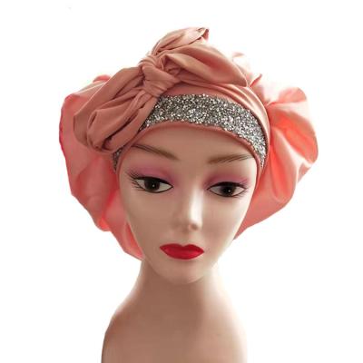 China Customized Adjustable Hair Bonnet for sale