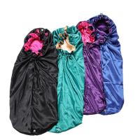 China OEM Long Tail Satin Lined Bonnets With Ruffle Edge for sale