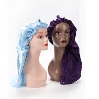 China OEM Seal Moisture Satin Lined Sleeping Hair Bonnets For Hair Braid for sale