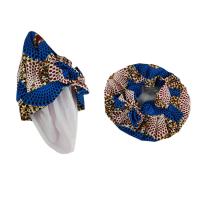 China African Pattern Sleeping Hair Bonnets With 14