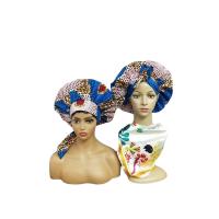 China African Pattern Sleeping Hair Bonnets With 14