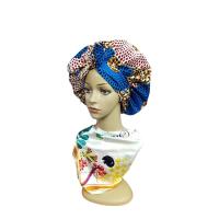 China African Pattern Sleeping Hair Bonnets With 14