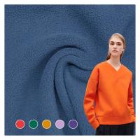China 240 GSM 100% Polyester Polar Fleece Fabric Roll 63/65 Inch Width for Garment Manufacturing FM-15189 for sale