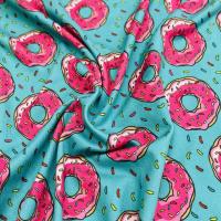 China Custom Printed 160GSM Polyester Spandex Fabric 59/61