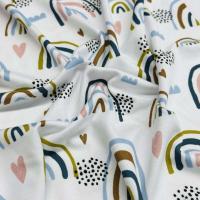 China Custom Printed 160GSM Polyester Spandex Fabric 59/61