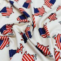China Custom Printed 160GSM Polyester Spandex Fabric 59/61