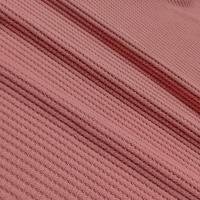 China Eco-Friendly 3x3 Waffle Fabric 275 GSM with 58.8% Organic Cotton for Women's Apparel for sale