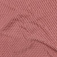 China Eco-Friendly 3x3 Waffle Fabric 275 GSM with 58.8% Organic Cotton for Women's Apparel for sale