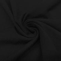 China Custom Black Organic Cotton Modal Knit Single Jersey Fabric 190 GSM 63/64
