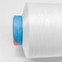 China 200D/96F DTY 100% Polyester Yarn for Knitting - Raw White & Black Colors, 1000KG MOQ for sale
