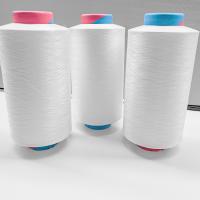 China 200D/96F DTY 100% Polyester Yarn for Knitting - Raw White & Black Colors, 1000KG MOQ for sale