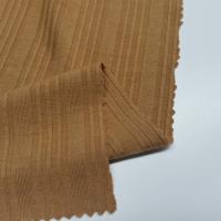 China FM-12301 Cotton Rayon Knitted Rib Fabric 245 GSM 58/60 Inch for Garment Manufacturing for sale