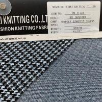 China 260 GSM Knit Jacquard Fabric 75% Polyester 22% Rayon 3% Spandex for Suits and Apparel for sale