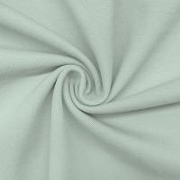 China CVC Pique Knit Fabric 73% Cotton 27% Elastic Fiber 180CM Width 210GSM Weight for Garment Manufacturing for sale