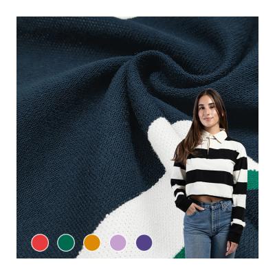 China Custom Stripe Pique Fabric 185CM Width 195GSM Weight for Fashion Dress Garment Manufacturing for sale