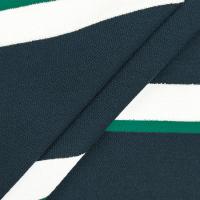 China Custom Stripe Pique Fabric 185CM Width 195GSM Weight for Fashion Dress Garment Manufacturing for sale