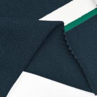 China Custom Stripe Pique Fabric 185CM Width 195GSM Weight for Fashion Dress Garment Manufacturing for sale