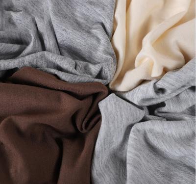 China Organic Bamboo Cotton Spandex Fleece Fabric 170gsm 175cm Width for Garment Manufacturing for sale