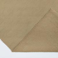 China CVC Fleece Fabric 260 GSM 66/68 Inch Width - 80% Cotton 20% Polyester for Hoodie Manufacturing for sale