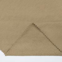 China CVC Fleece Fabric 260 GSM 66/68 Inch Width - 80% Cotton 20% Polyester for Hoodie Manufacturing for sale